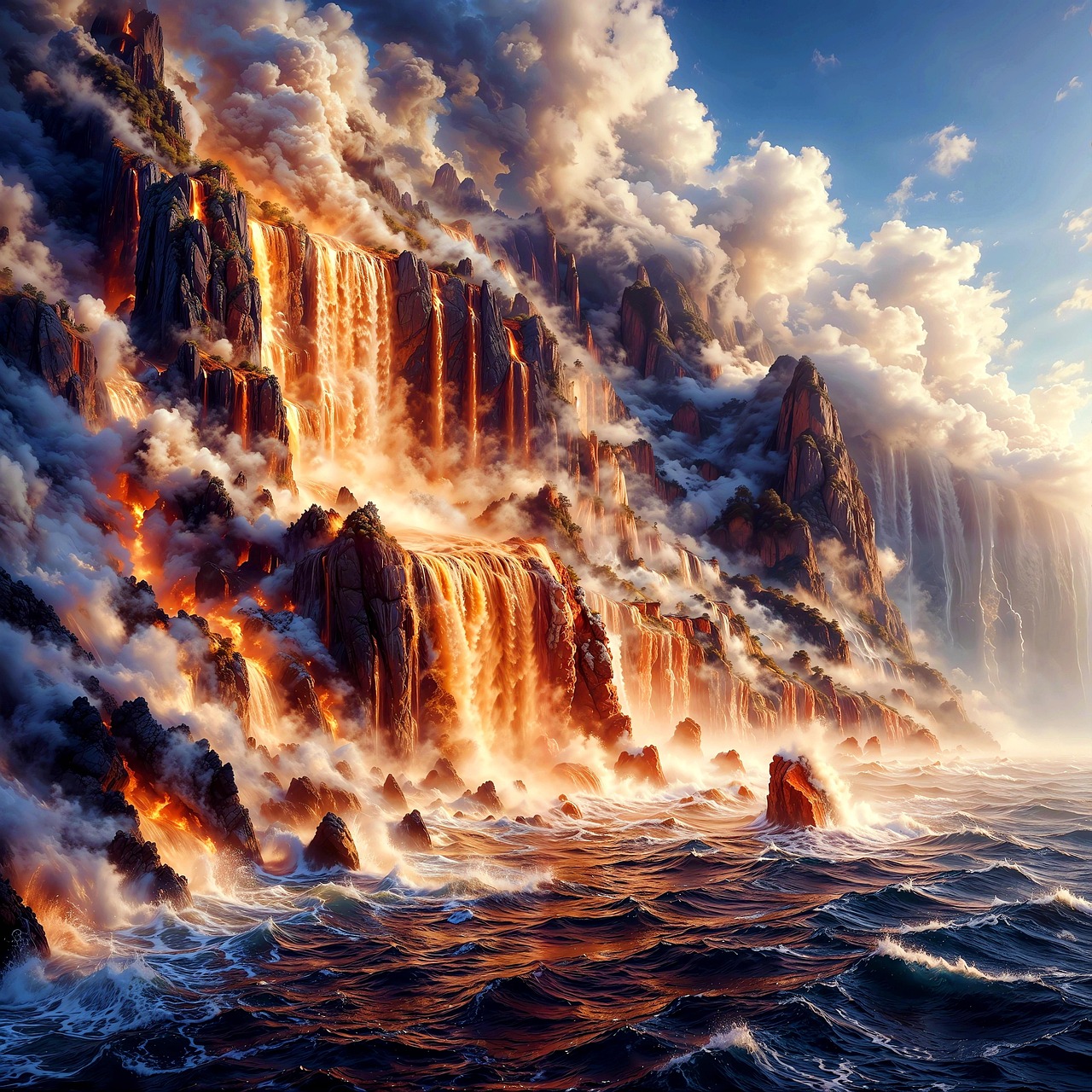 Download Volcano, Volcanic Eruption, Lava. Royalty-Free Stock ...
