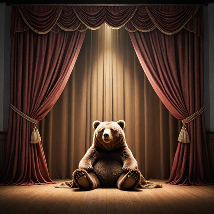Download Bear, Theater, Scene. Royalty-Free Stock Illustration Image ...
