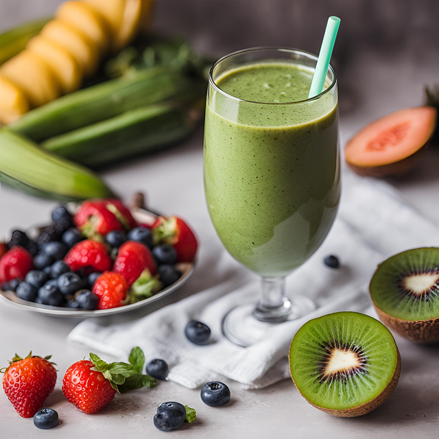Download Smoothie, Fruit Plate, Drink. Royalty-Free Stock Illustration ...