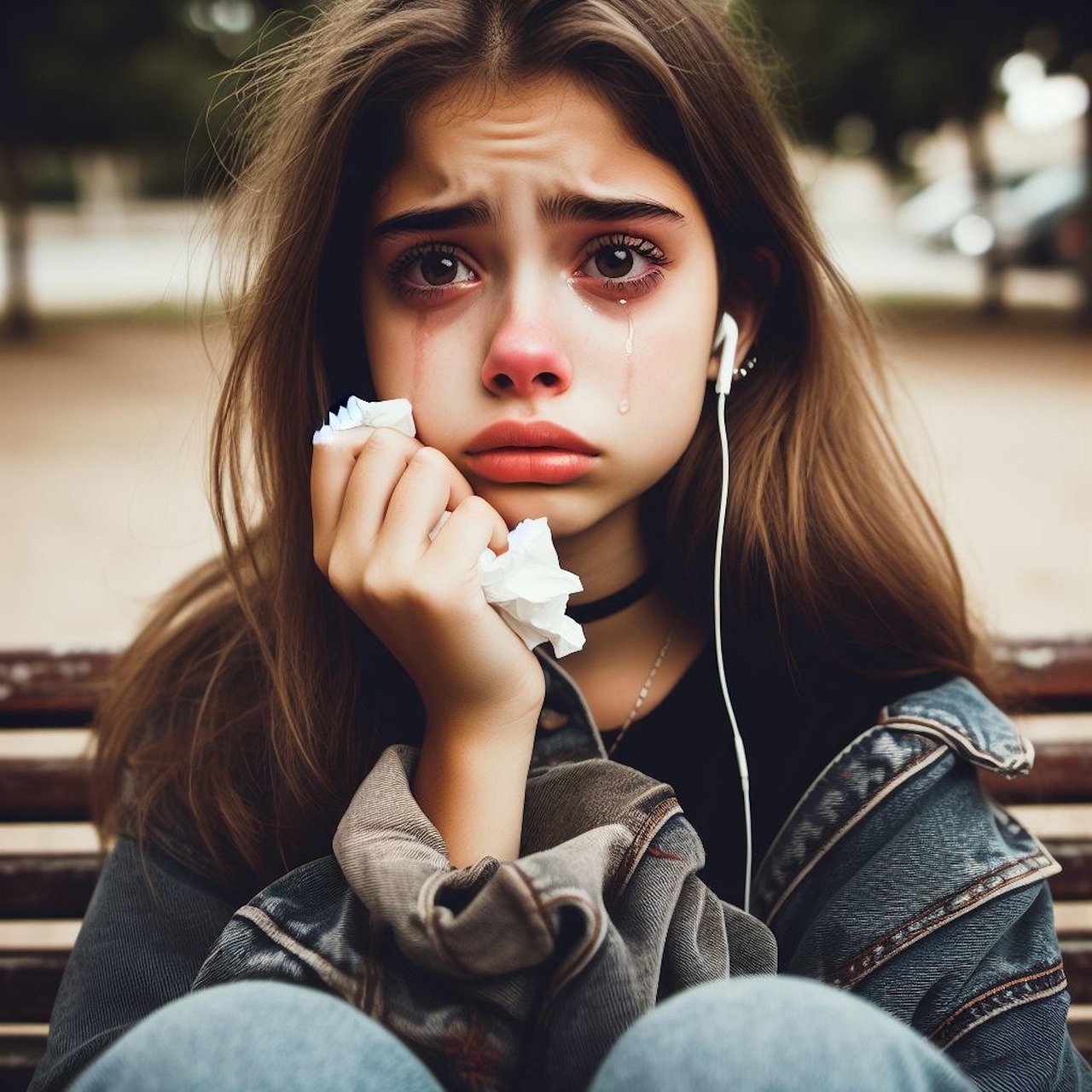 Download Little Girl, Depression, Sadness. Royalty-Free Stock ...