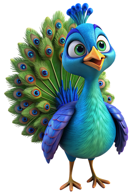 Download Bird Peacock Ornithology Royalty Free Stock Illustration Image Pixabay