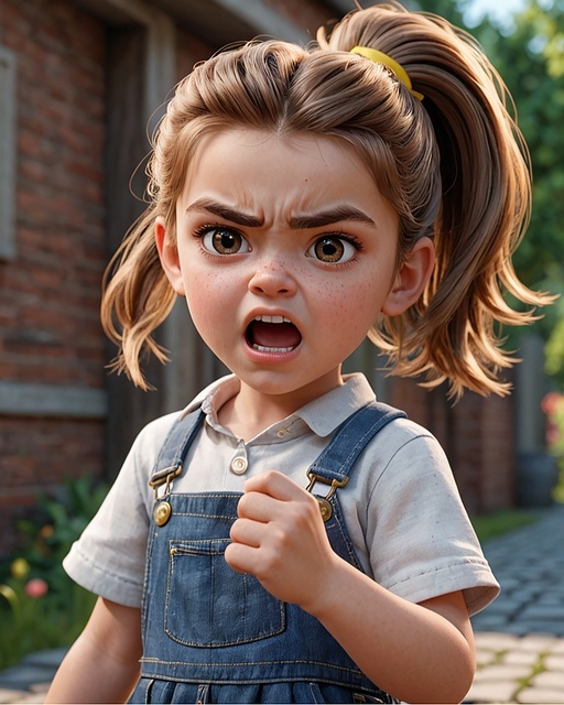 Download Ai Generated, Girl, Angry. Royalty-Free Stock Illustration Image - Pixabay