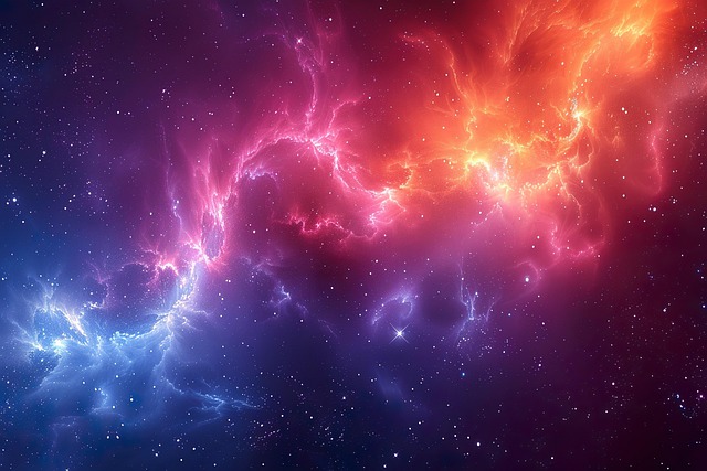 Download Purple Nebula, Deep Space, Cosmic Background. Royalty-Free ...