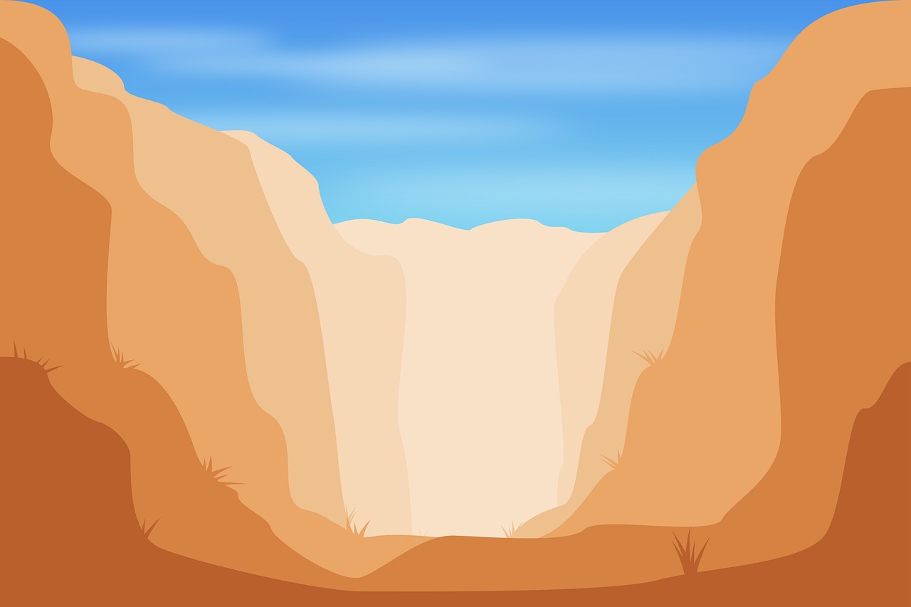 Download Grand Canyon, Valley, Mountains. Royalty-Free Vector Graphic ...