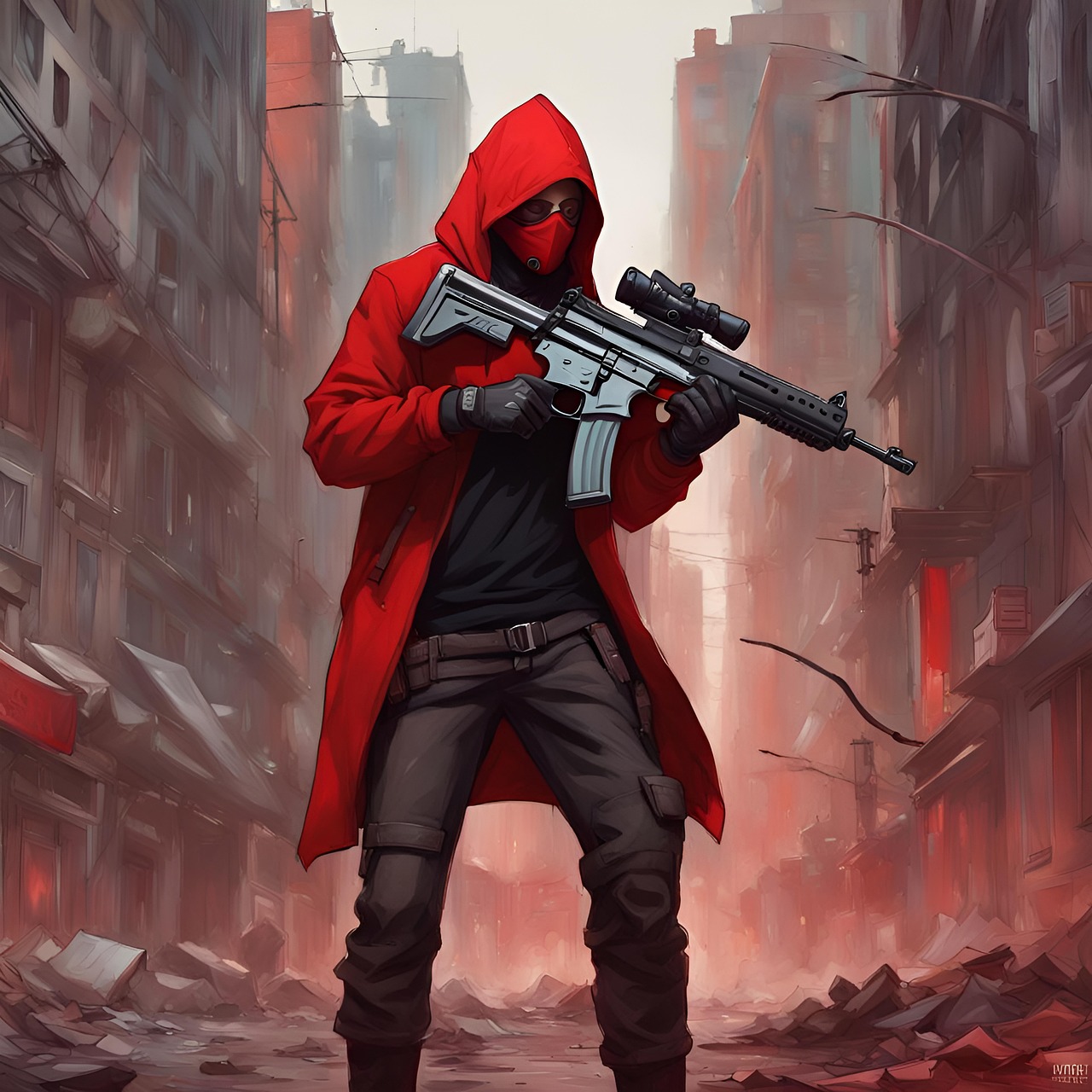 Download Red Hood One, Super Villain, Villain. Royalty-Free Stock ...