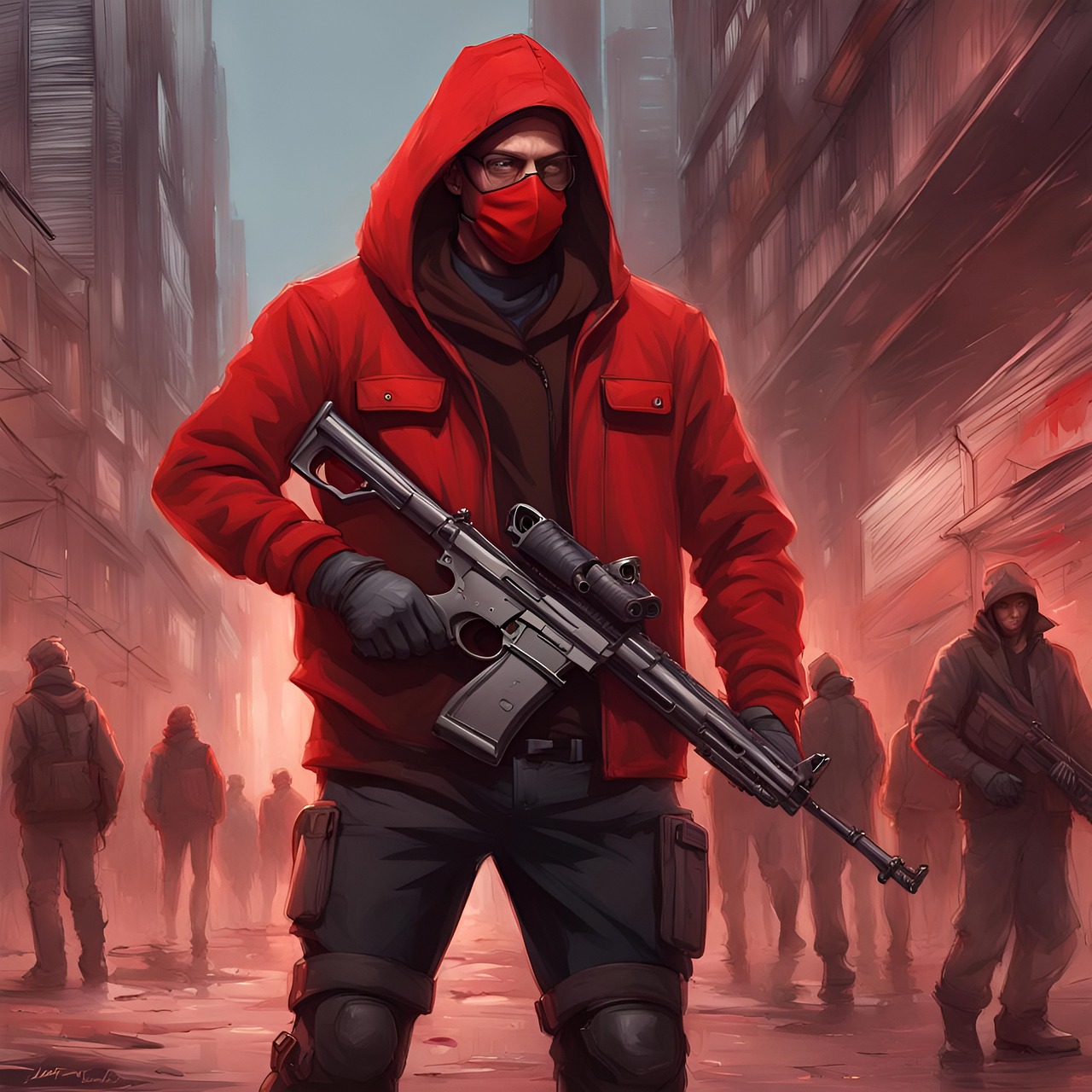 Download Red Hood One, Super Villain, Villain. Royalty-Free Stock ...