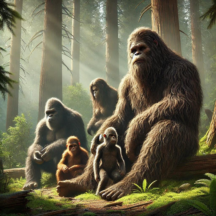 Download Bigfoot, Sasquatch, Yeti. Royalty-Free Stock Illustration ...