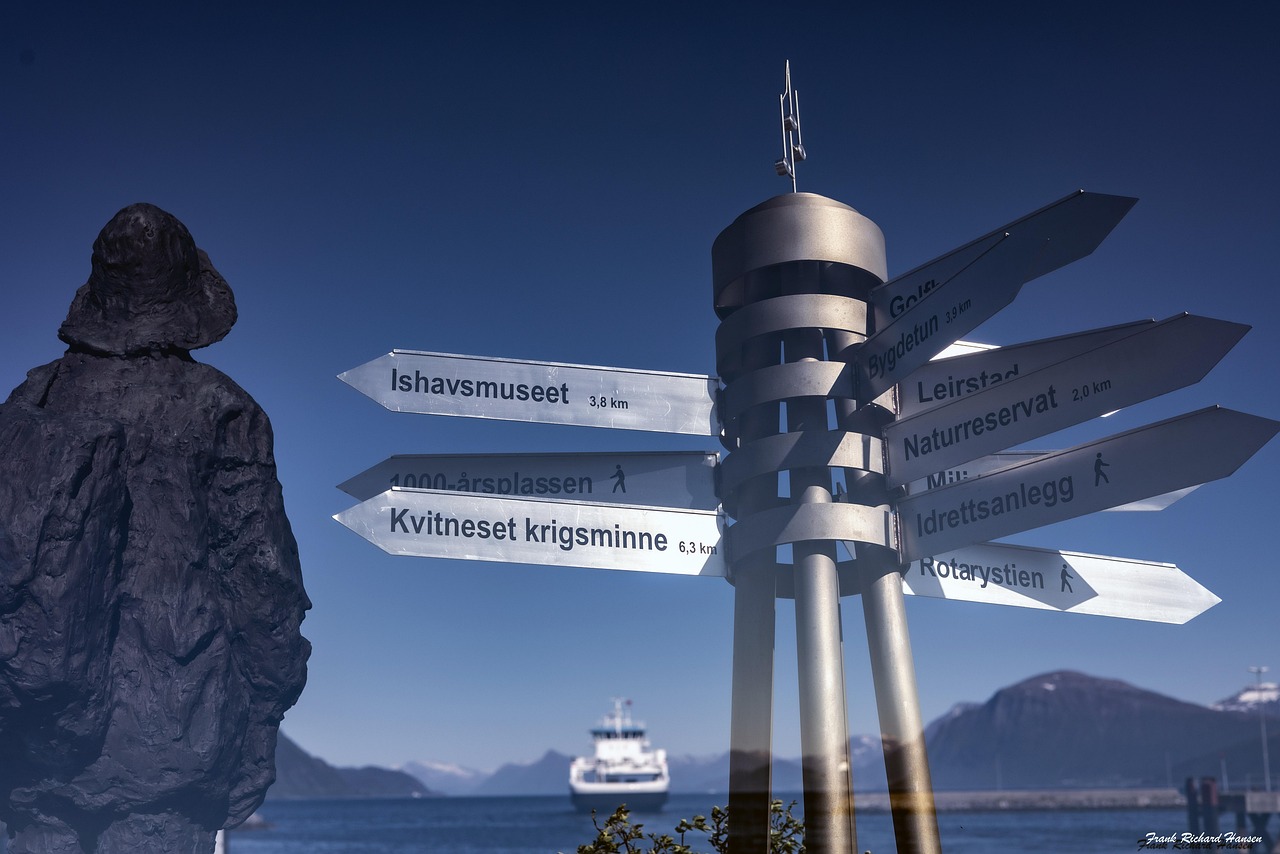 Statue Waypoint Sign - Free photo on Pixabay - Pixabay