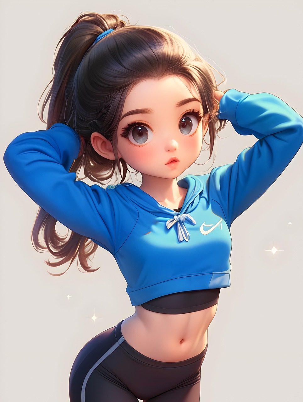 Download Girl, Anime, Fit. Royalty-Free Stock Illustration Image - Pixabay