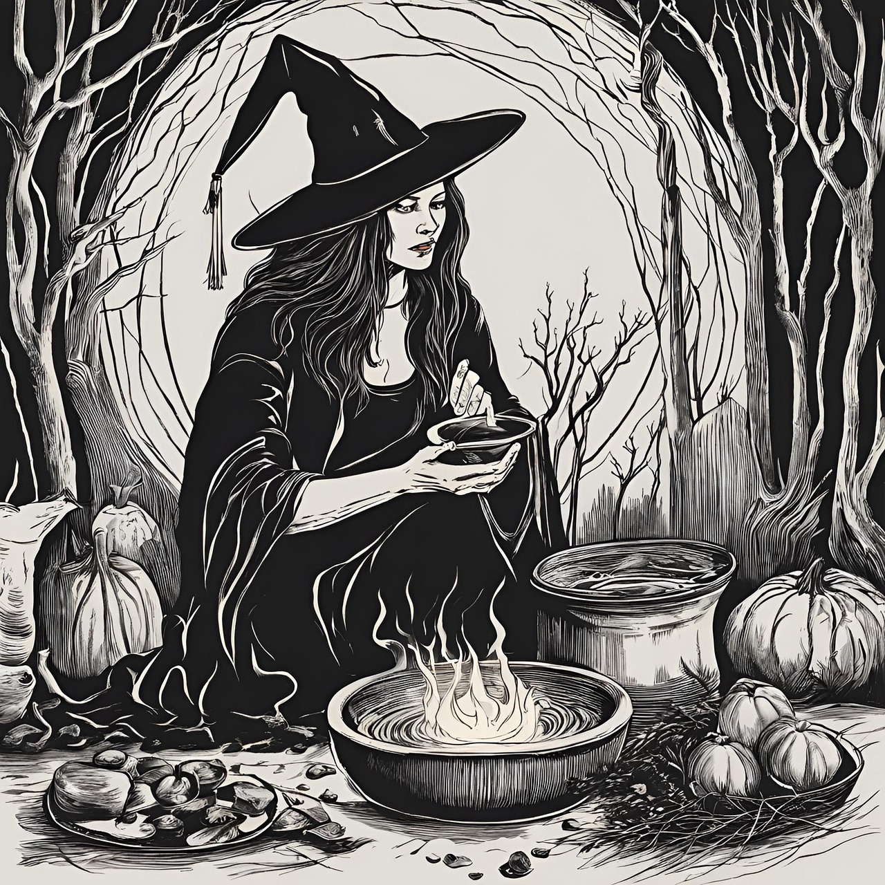 Download Ai Generated, Witch, Mysticism. Royalty-Free Stock ...