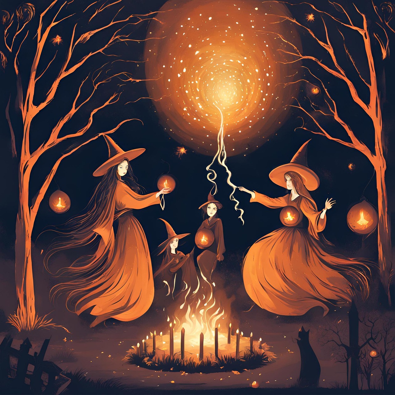 Download Mysticism, Witchcraft, Magic. Royalty-Free Stock Illustration ...