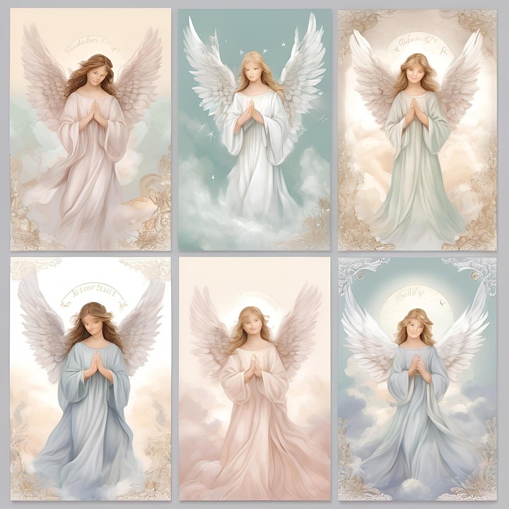 Download Angel Art, Angel Wings, Angel Cards. Royalty-Free Stock ...