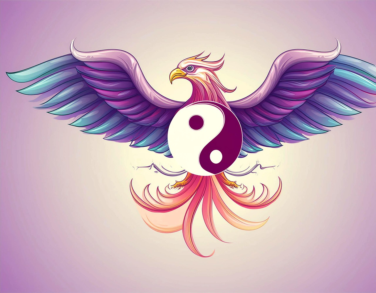 Download Ai Generated, Phoenix, Yin Yang. Royalty-Free Stock ...