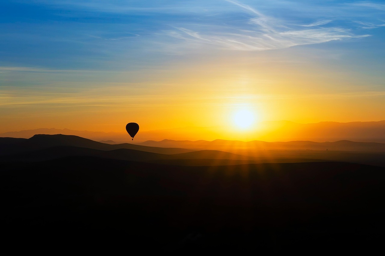 Hot Air Balloon Sunset Travel - Free photo on Pixabay - Pixabay