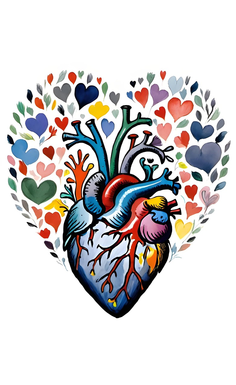 Download Ai Generated, Hearts, Colorful. Royalty-Free Stock ...