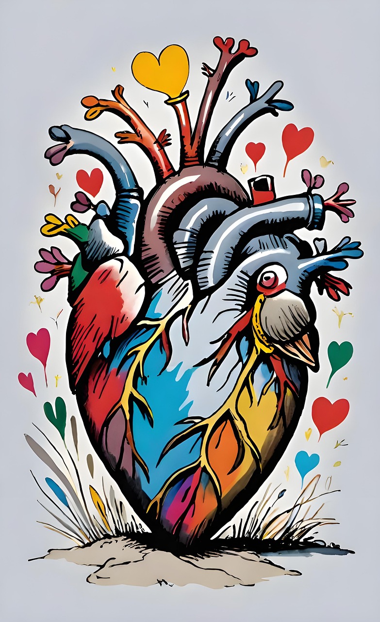 Download Ai Generated, Hearts, Colorful. Royalty-Free Stock ...