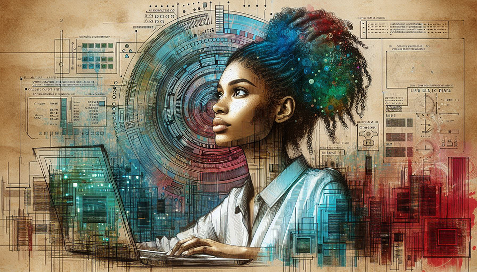 Download Ai Generated, Computer Programmer, Mixed Media. Royalty-Free ...
