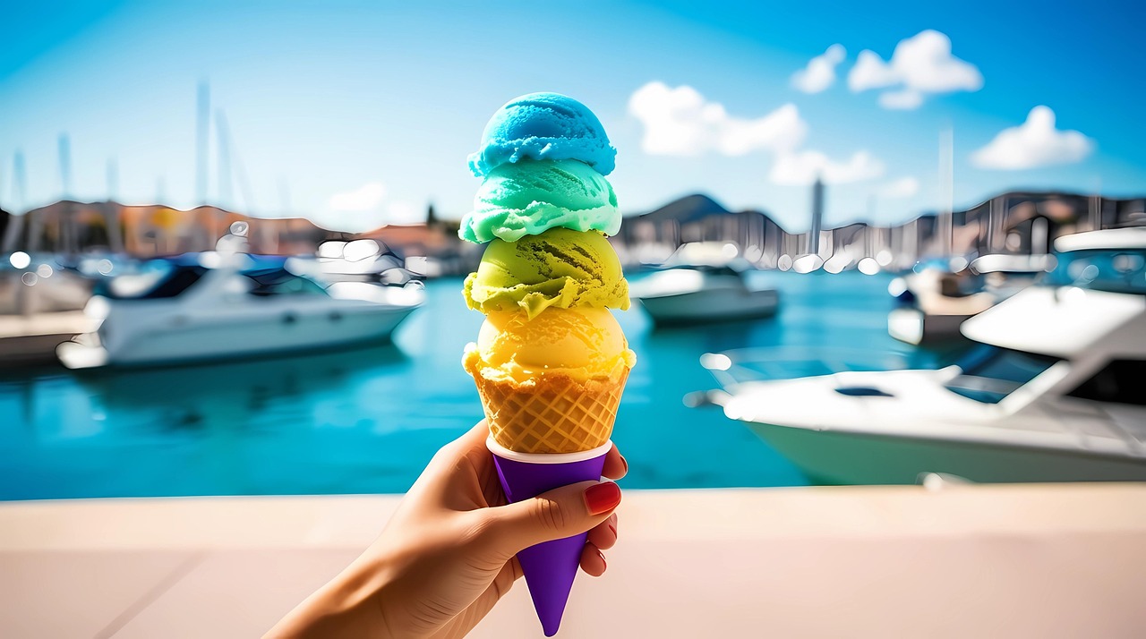 Download Ai Generated, Ice Cream, Marina. Royalty-Free Stock ...