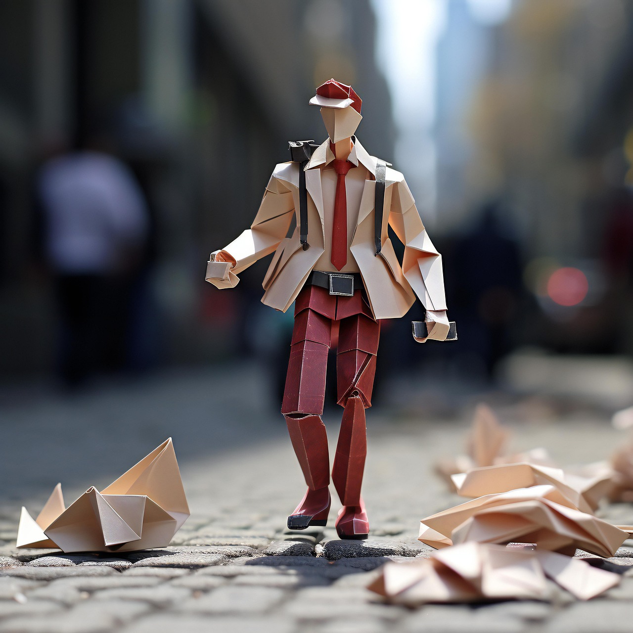 Download Origami, Paper, Man. Royalty-Free Stock Illustration Image ...