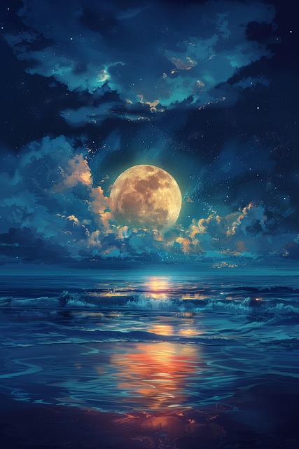 Download Moon, Nature, Night Sky. Royalty-Free Stock Illustration Image ...