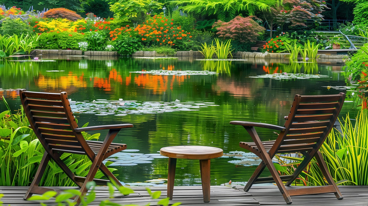 Ruhiger Garten Ruhige Szene Teich - Kostenloses Bild auf Pixabay