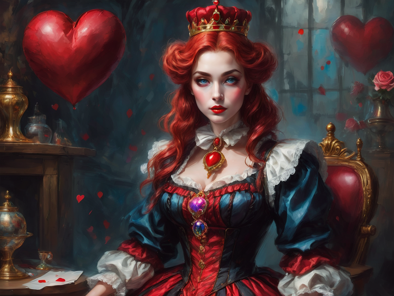 Download Ai Generated Woman Queen Royalty Free Stock Illustration 7927