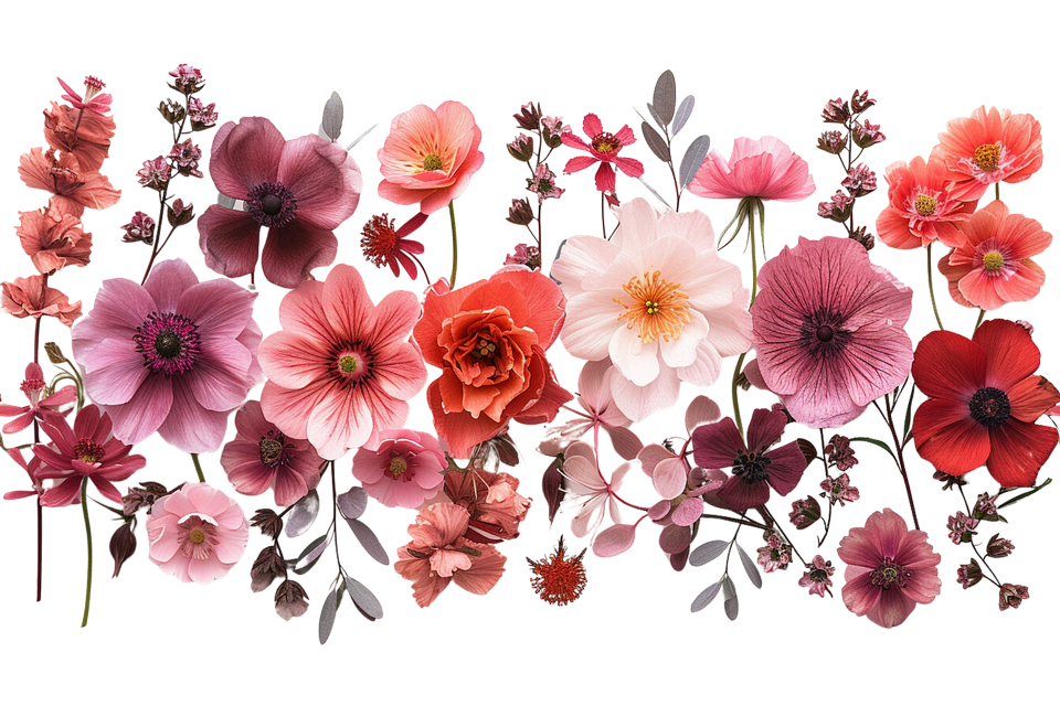 Download Mix Flower, Vector Artwork, Floral Design. Royalty-Free Vector ...