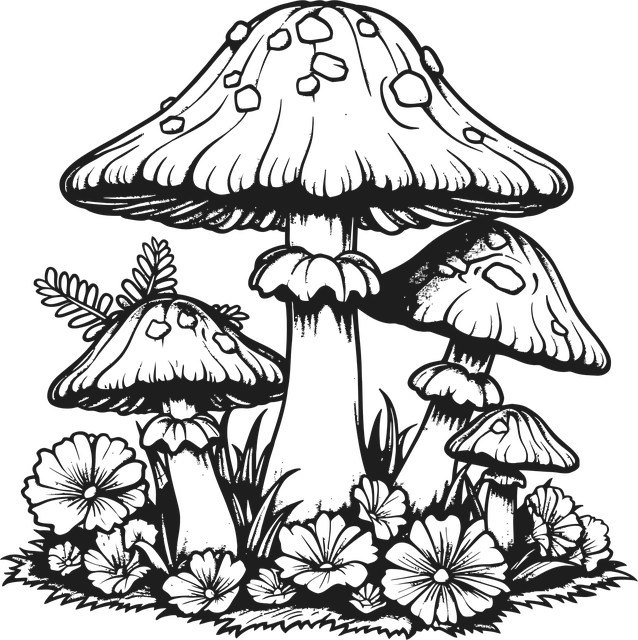 Download Ai Generated, Mushrooms, Toadstools. Royalty-Free Vector ...