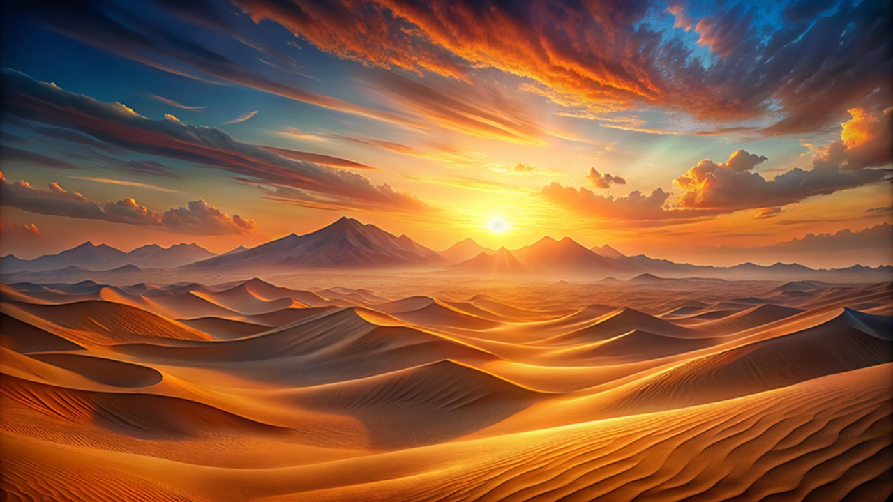 Download Ai Generated, Desert, Sand. Royalty-Free Stock Illustration ...
