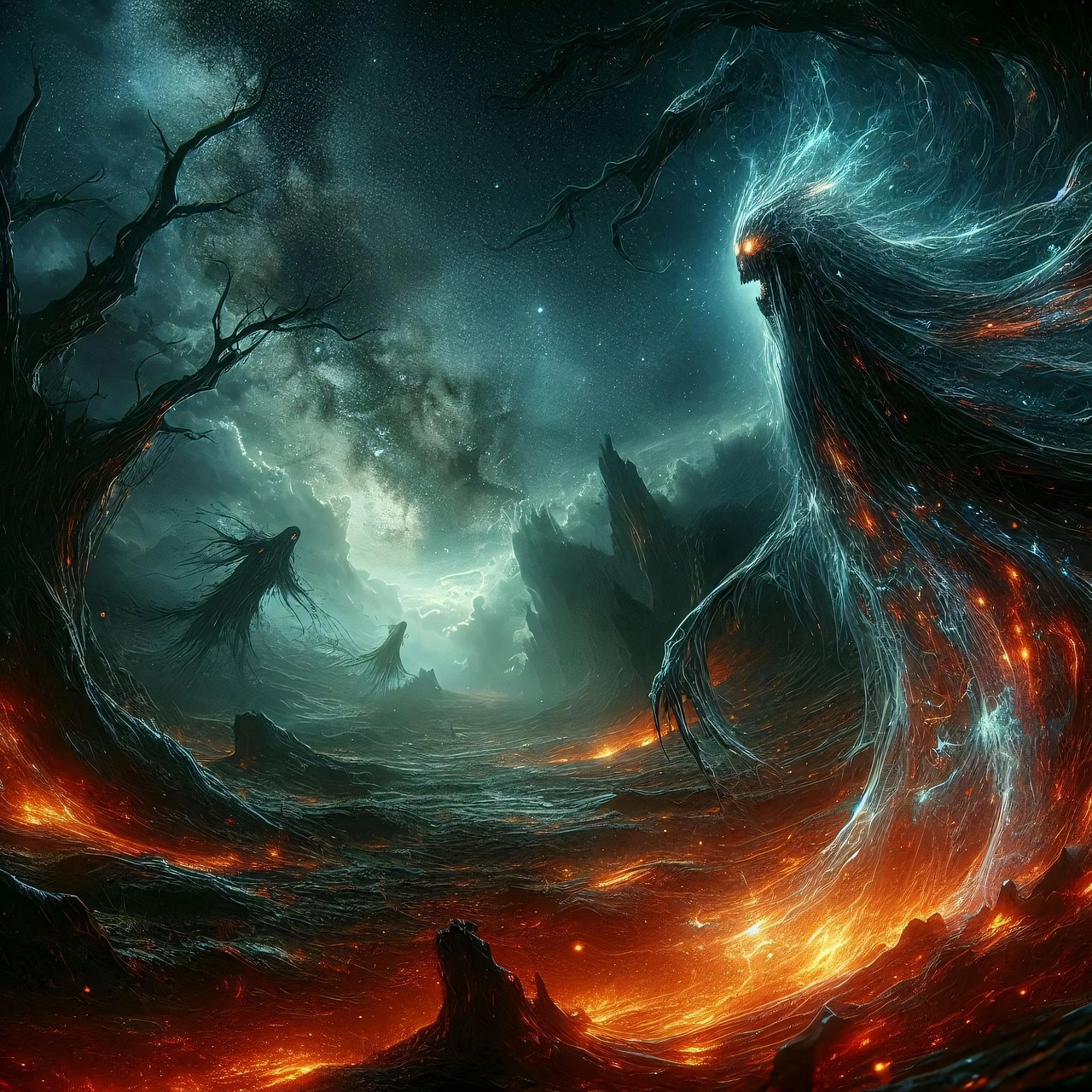 Download Monsters, Creature, Reapers. Royalty-Free Stock Illustration ...