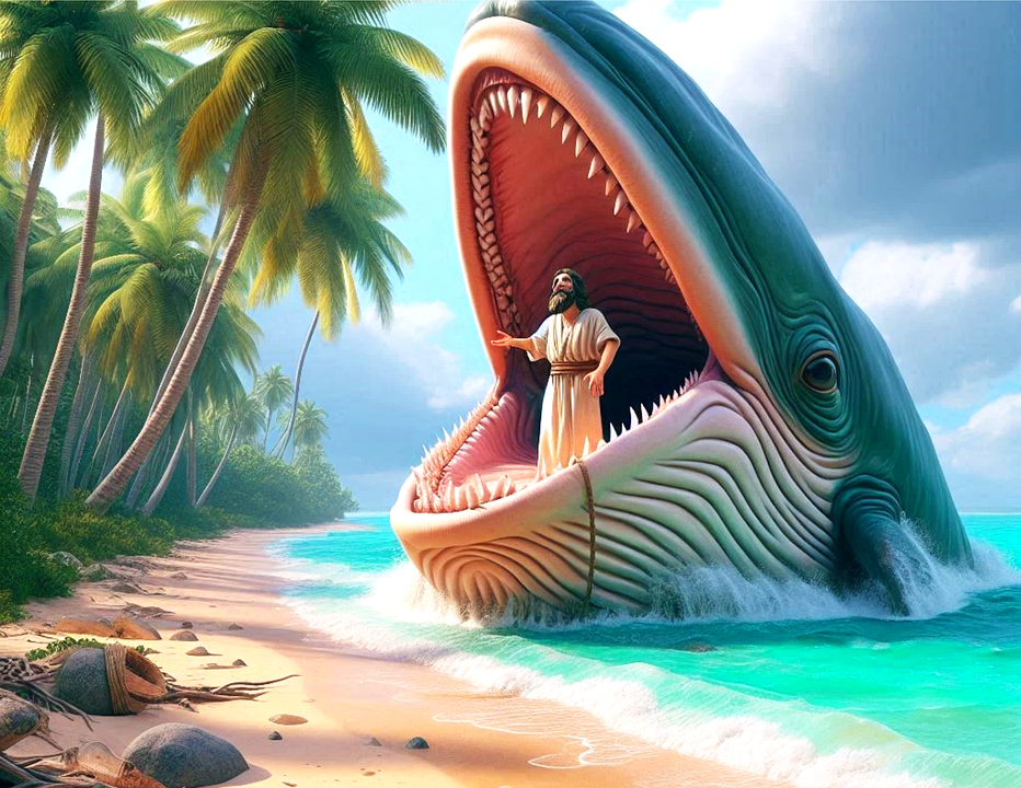 Download Jonah, Whale, Church. Royalty-Free Stock Illustration Image ...