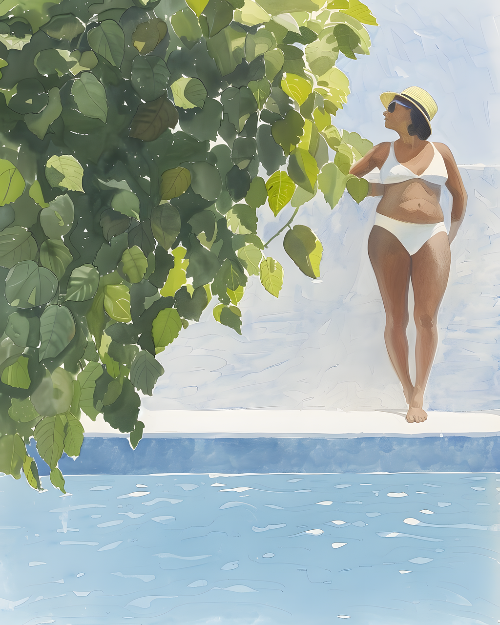 Download Woman, Bikini, Coneflower. Royalty-Free Stock Illustration Image - Pixabay