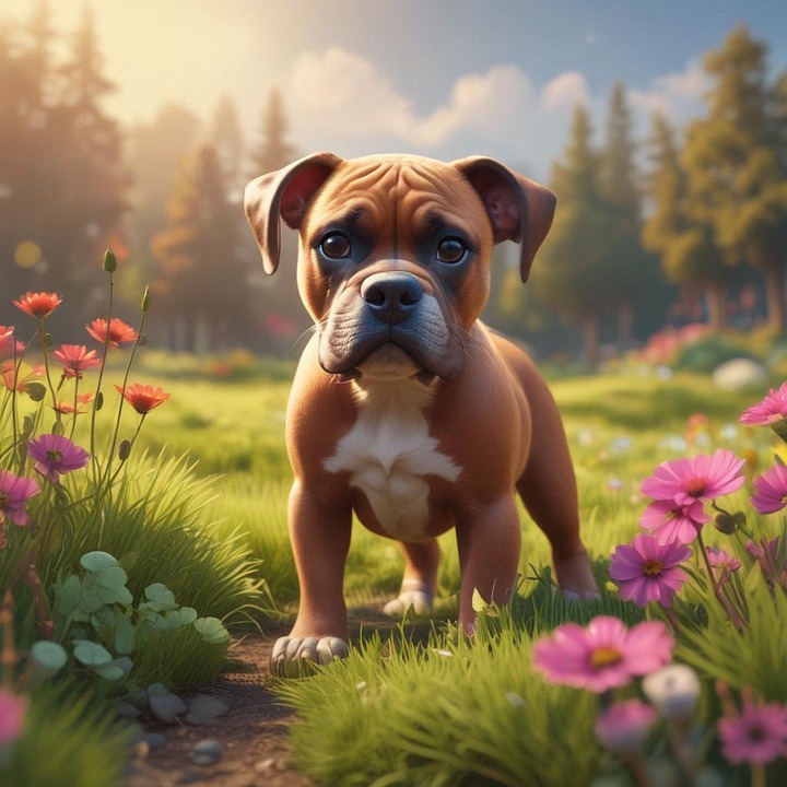 Download Bullboxer, Ai Generated, Dog. Royalty-Free Stock Illustration ...