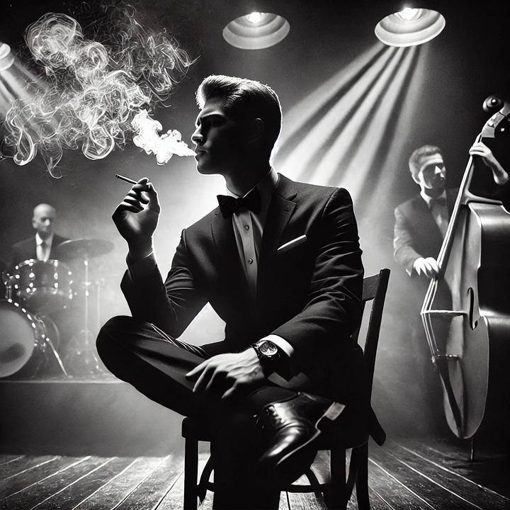 Download Noir, Smoking, Vintage. Royalty-Free Stock Illustration Image ...