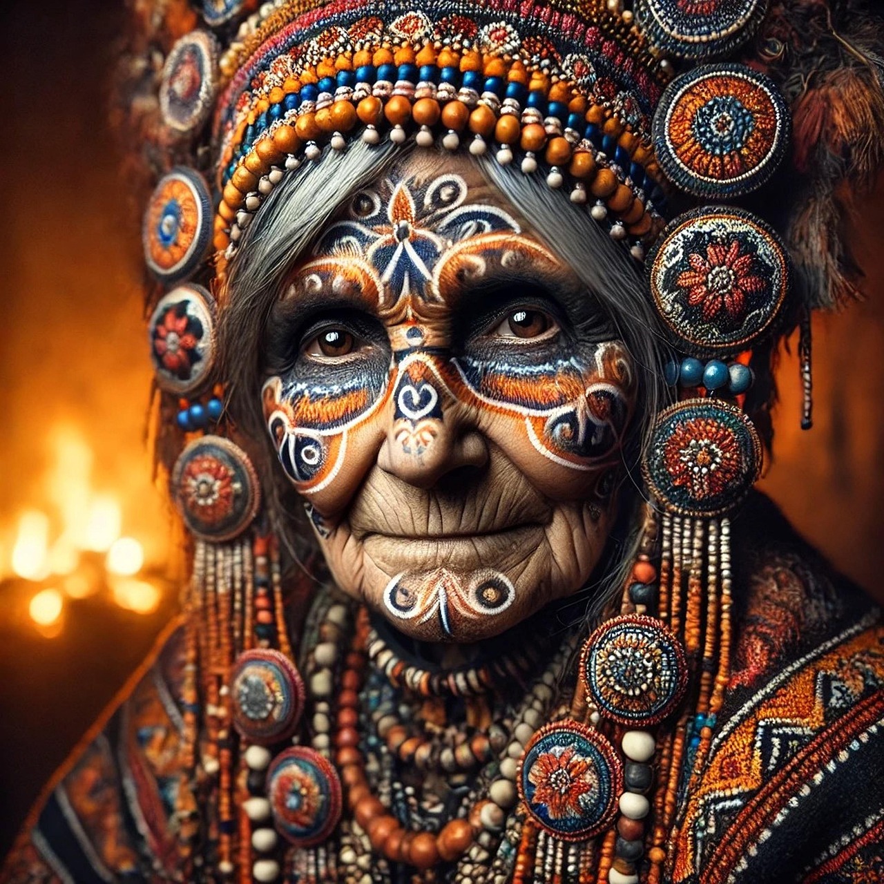 Download Tribal, Elder, Senior. Royalty-Free Stock Illustration Image ...