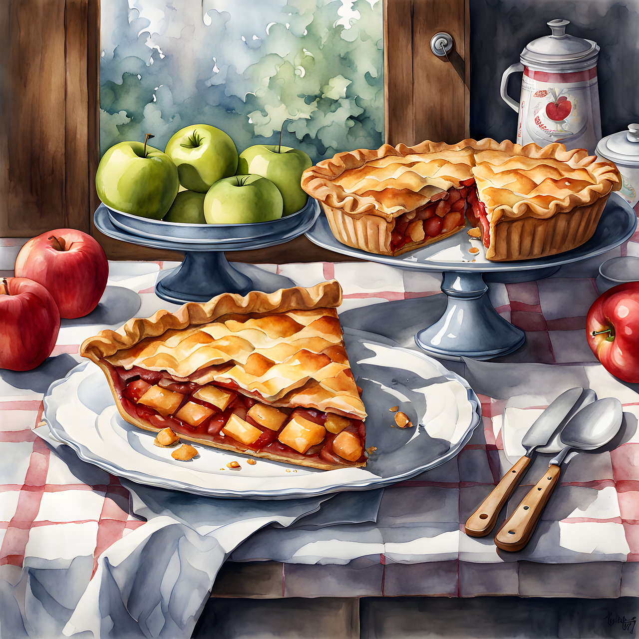 Download Apple, Pie, Baking. Royalty-Free Stock Illustration Image ...