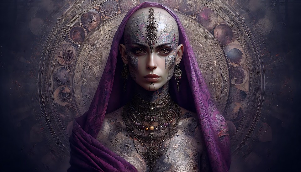 Download Woman, Bald, Witch. Royalty-Free Stock Illustration Image ...