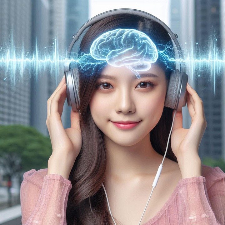 Download Ai Generated, Girl, Listening. Royalty-Free Stock Illustration ...