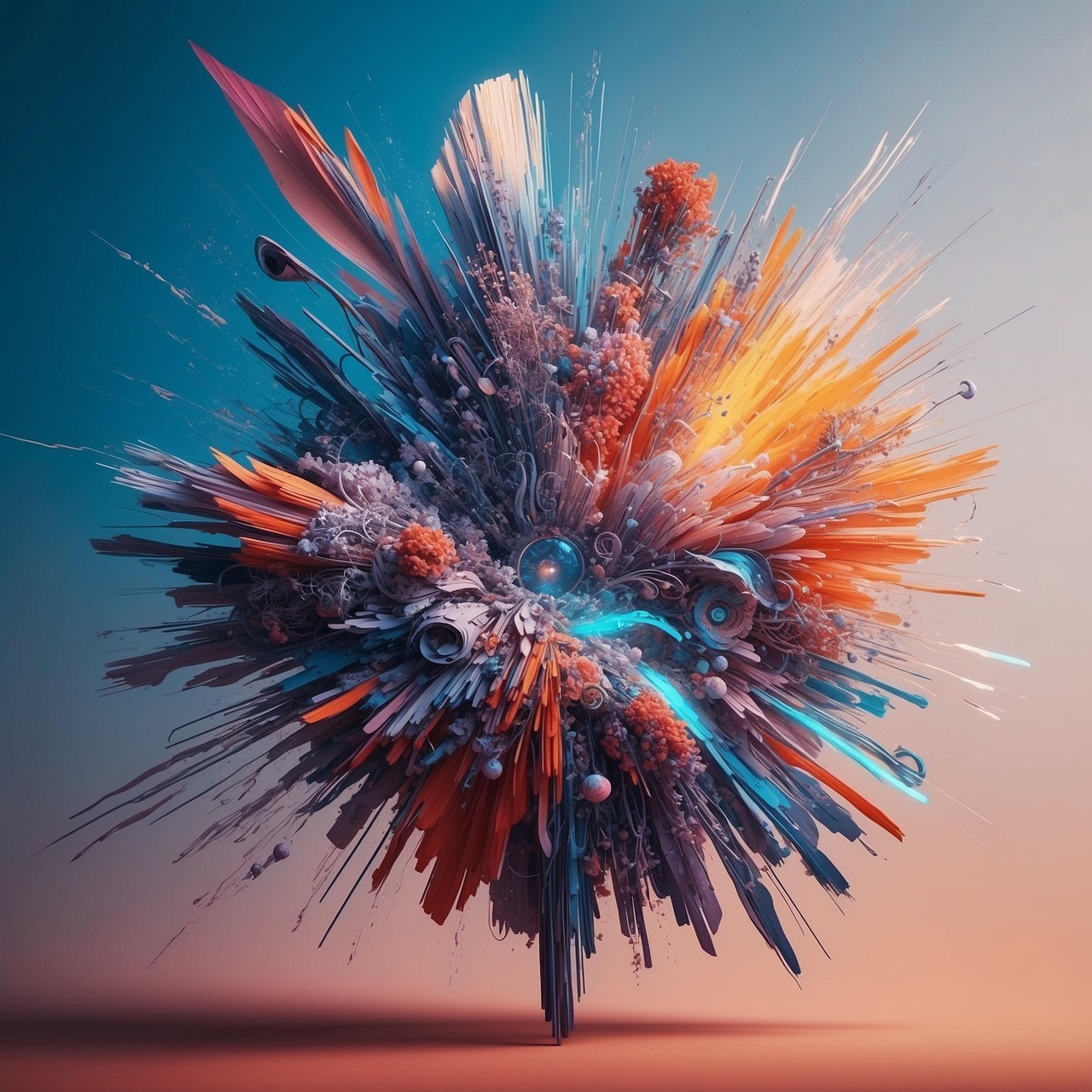 Download Ai Generated, Explosion, Colorful. Royalty-Free Stock Illustration Image - Pixabay