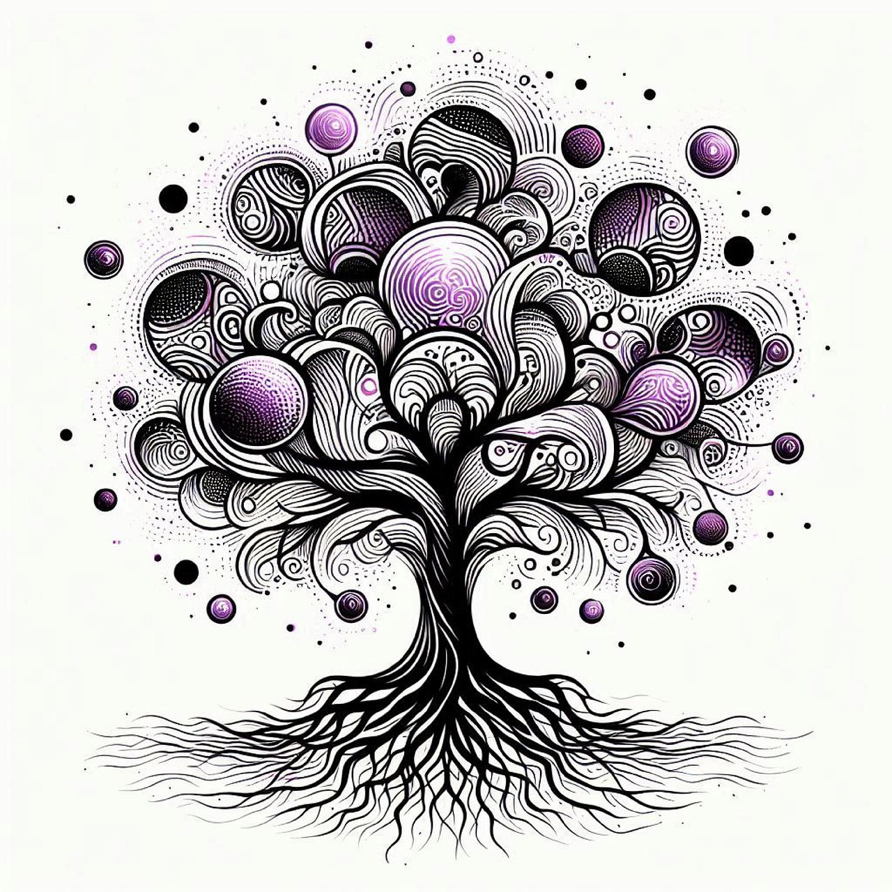 Download Tree Of Life, Refined, Sparkling. Royalty-Free Stock ...