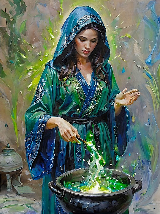 Download Sorceress, Magic, Witch. Royalty-Free Stock Illustration Image ...