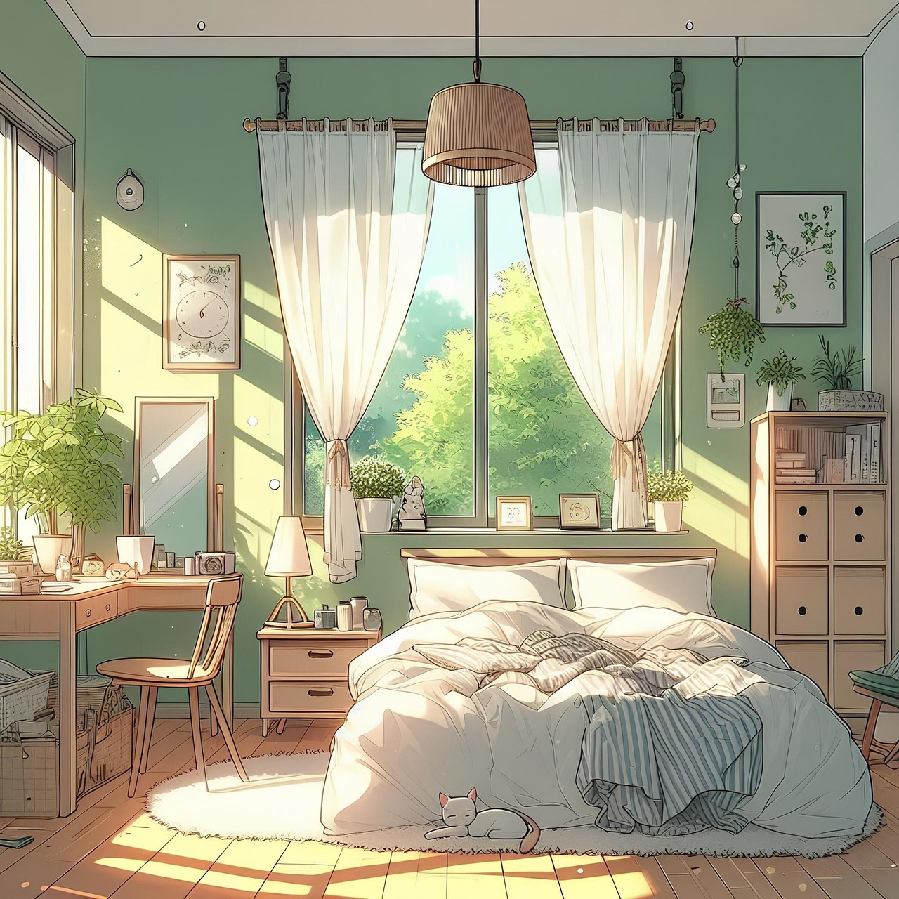 Download Anime, Cartoon, Indoors. Royalty-Free Stock Illustration Image ...