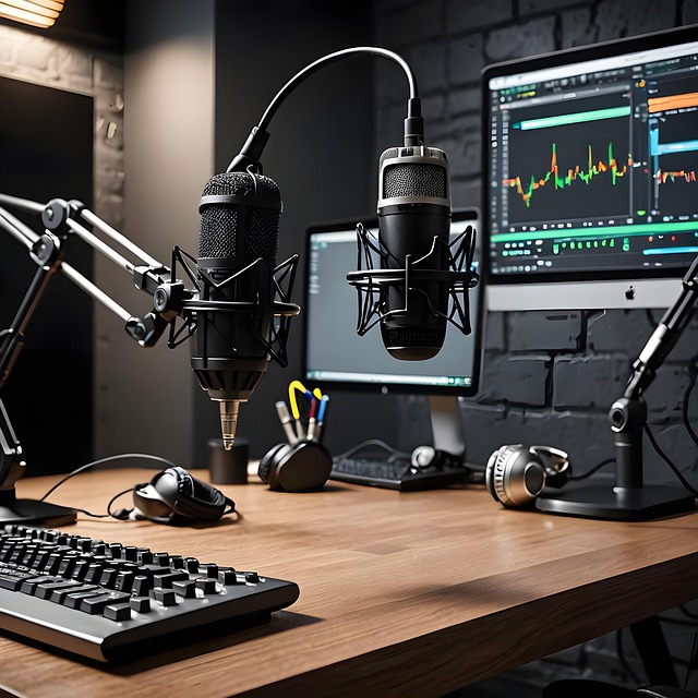 Download Podcast, Studio, Microphone. Royalty-Free Stock Illustration ...