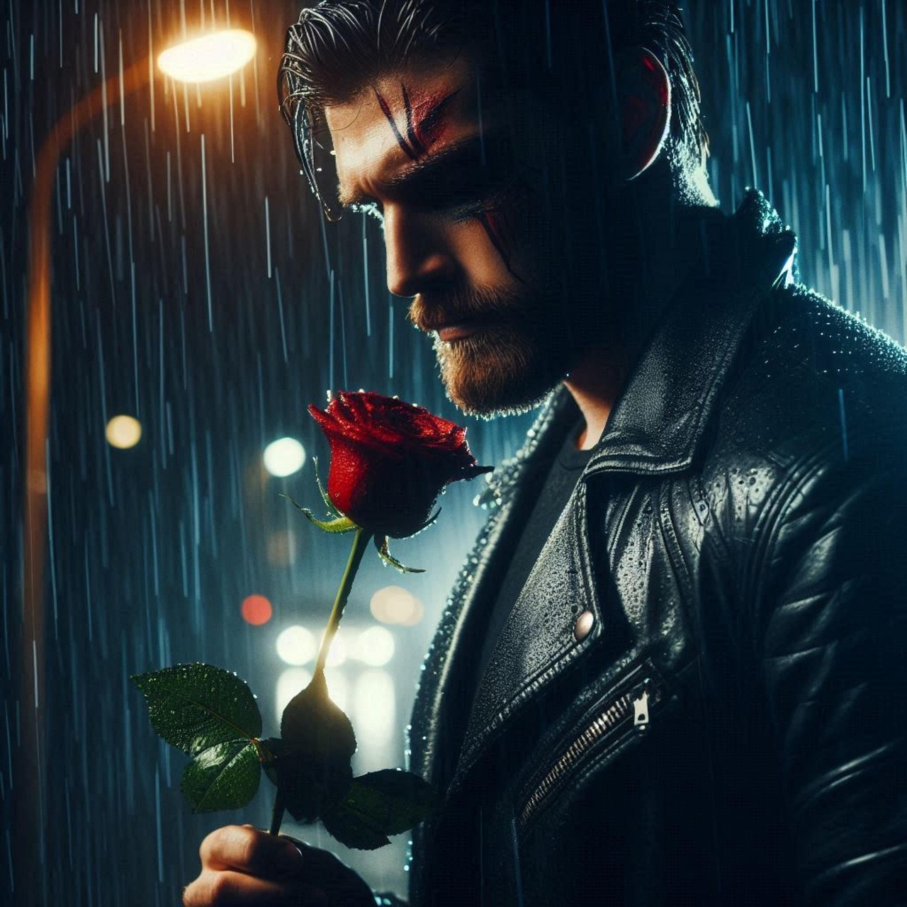 Download Ai Generated, Man, Rose. Royalty-Free Stock Illustration Image ...