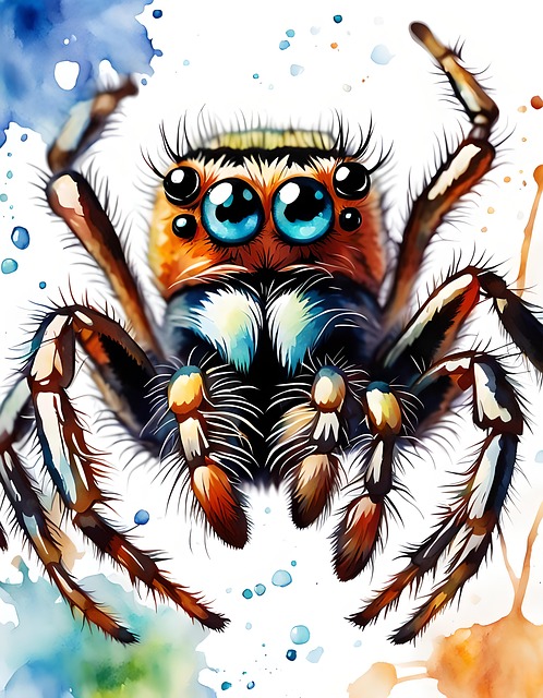 Download Ai Generated, Jumping Spider, Spider. Royalty-Free Stock ...
