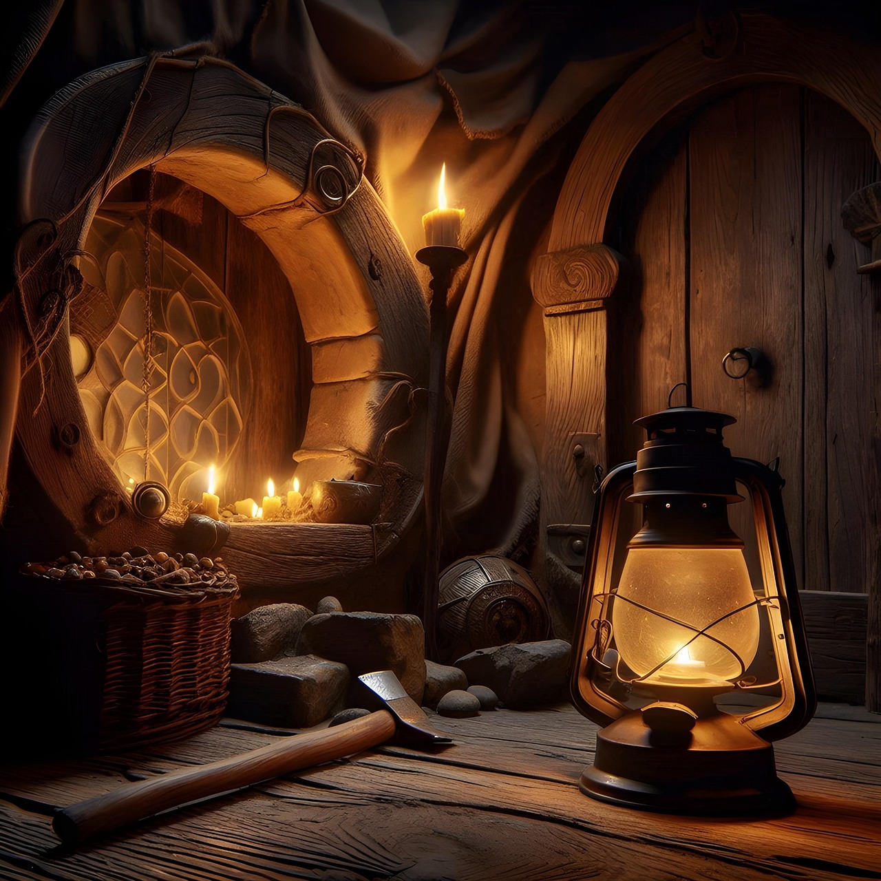 Download Ai Generated, Hobbit, Fantasy. Royalty-Free Stock Illustration ...