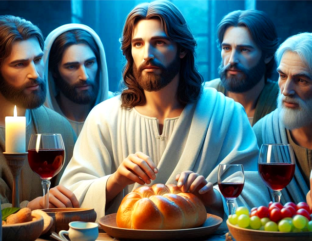 Download Ai Generated, Jesus, Last Supper. Royalty-Free Stock ...
