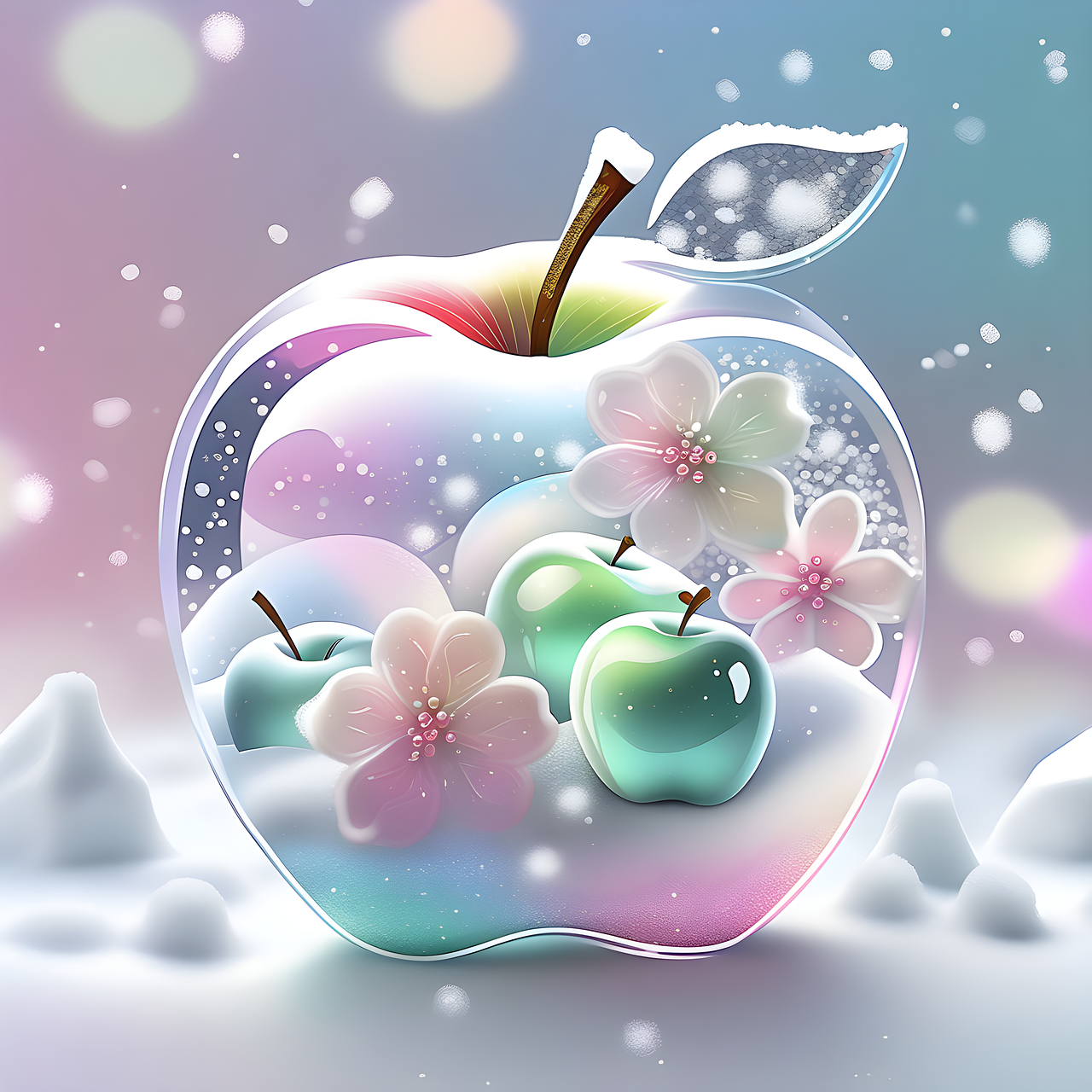 Download Apple, Transparent, Glass. Royalty-Free Stock Illustration ...