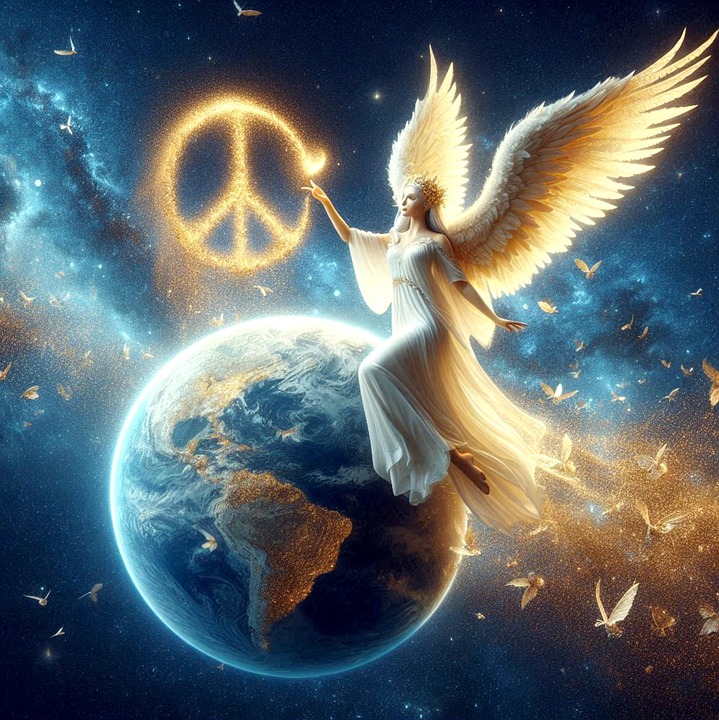 Download Ai Generated, Angel, Peace. Royalty-Free Stock Illustration ...