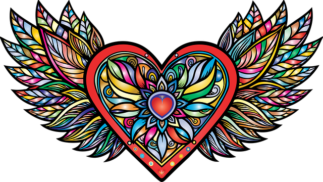 Page 2 - Free Rainbow Heart Vector Art - Download 8,584+ Rainbow Heart ...